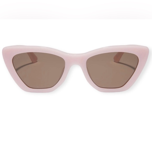 Diff Eyewear | Accessories | Diff Camila Sunglasses Pink Frame Brown ...